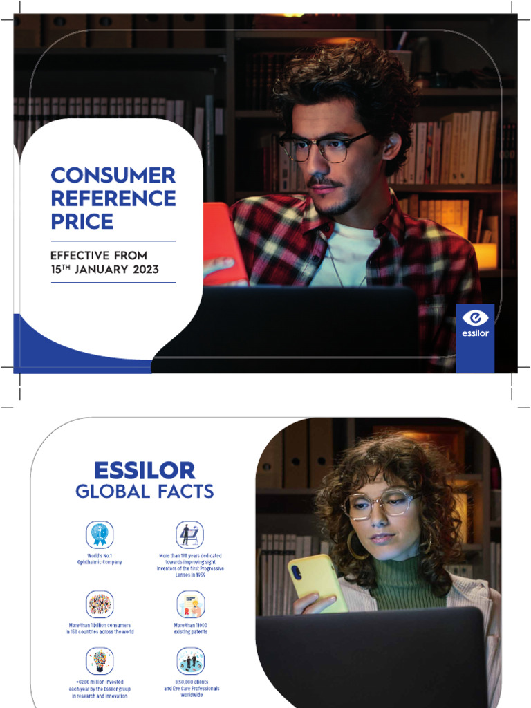 Essilor Lenses and Its Prices | PDF