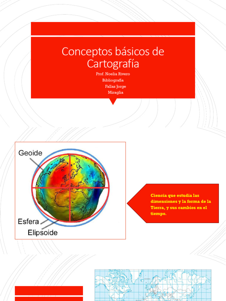 Conceptos Basicos de Cartografia Power | PDF | Mapa | Cartografía