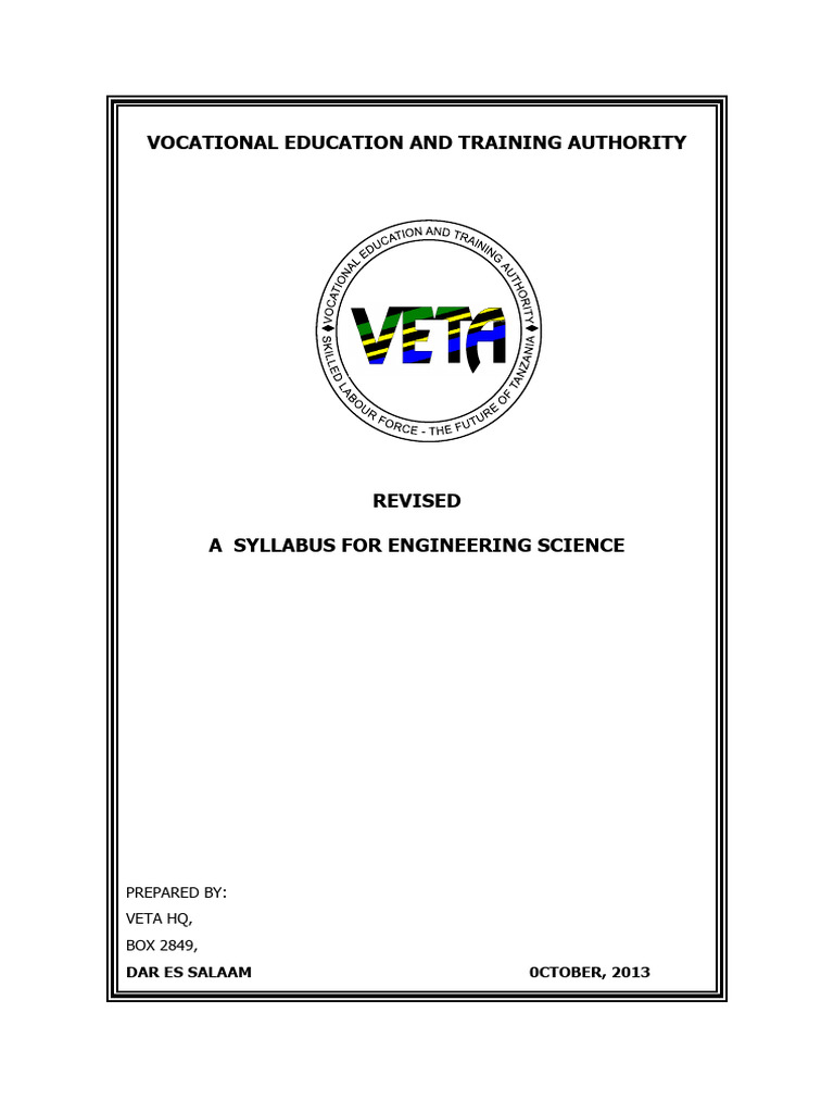 A Sllabus For Engineering Science Pdf Acceleration Force