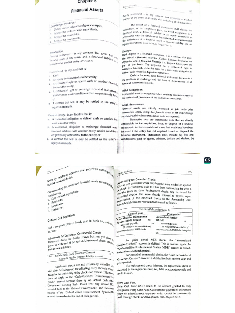Chapter 6 Financial Assets | PDF