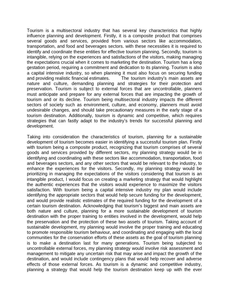 AST-DRAFT | PDF | Tourism | Risk