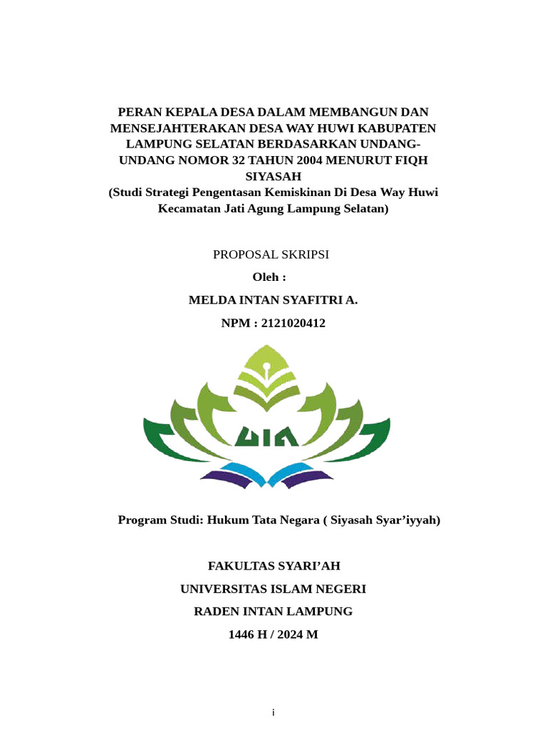 PROPOSAL MELDA INTAN SYAFITRI A.2121020412 (1) (1) | PDF