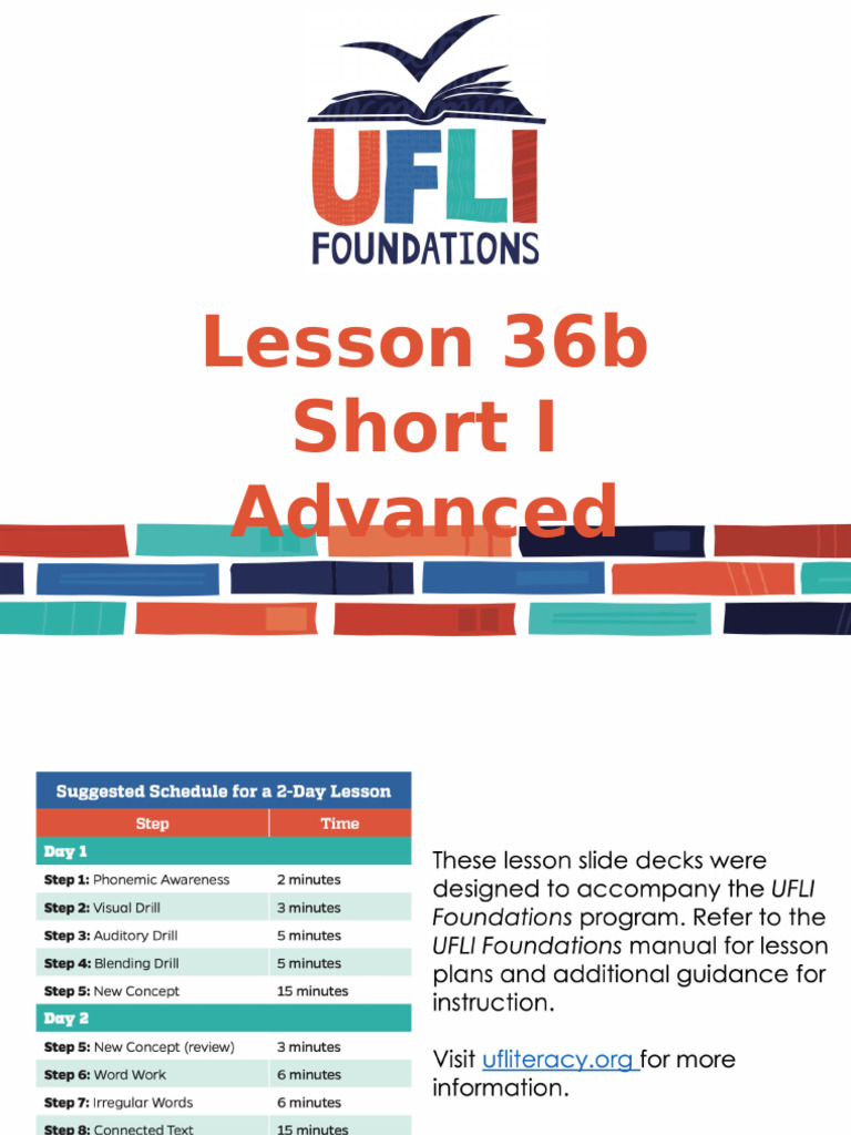 Short I Advanced Lesson 36b | PDF