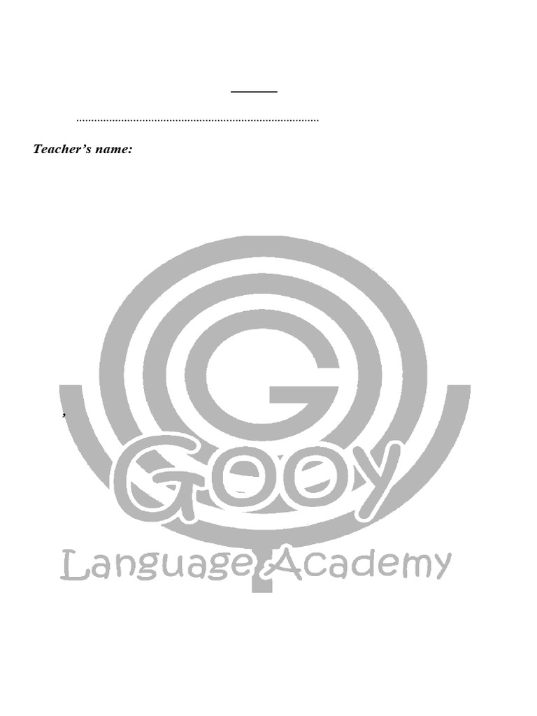 Gooy Academy S.M 1B Quiz 1 | PDF | Zoology | Animals And Humans