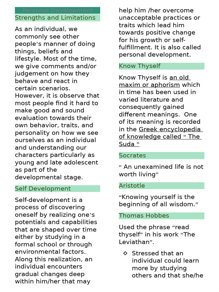 PERDEV | PDF | Self Esteem | Self Concept