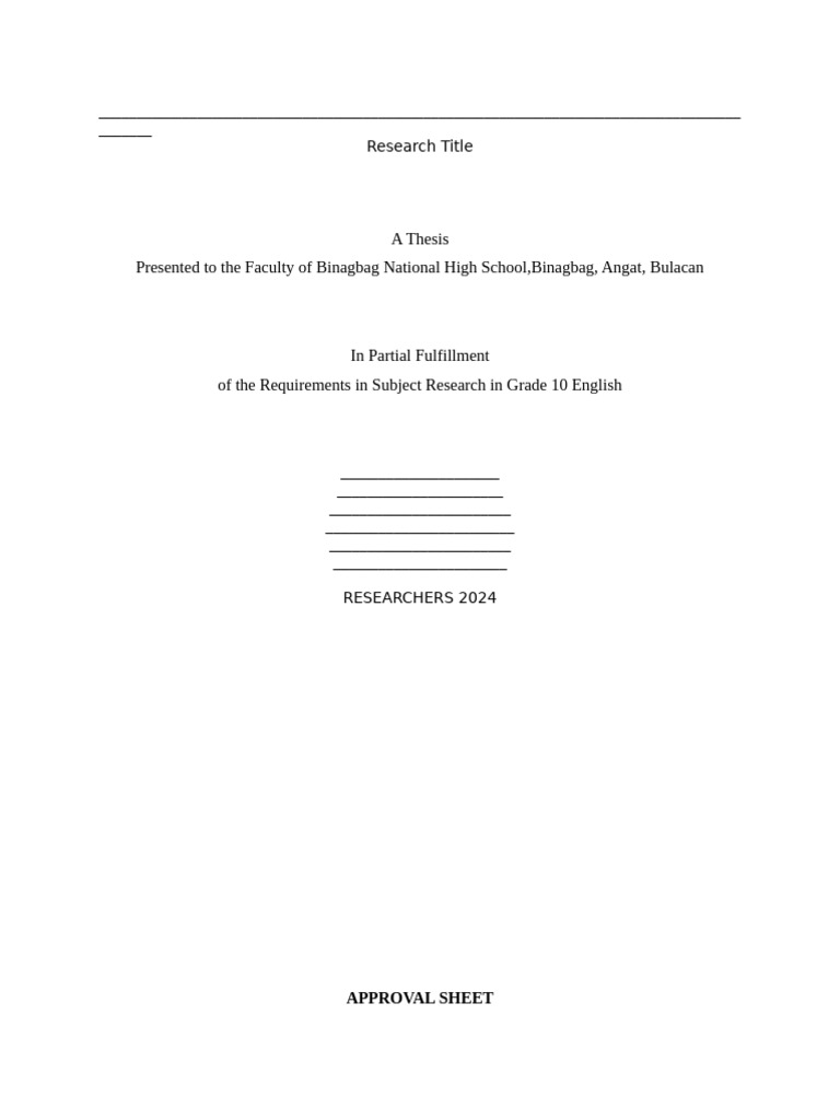 RESEARCH-TEMPLATE (1) | PDF | Thesis | Data