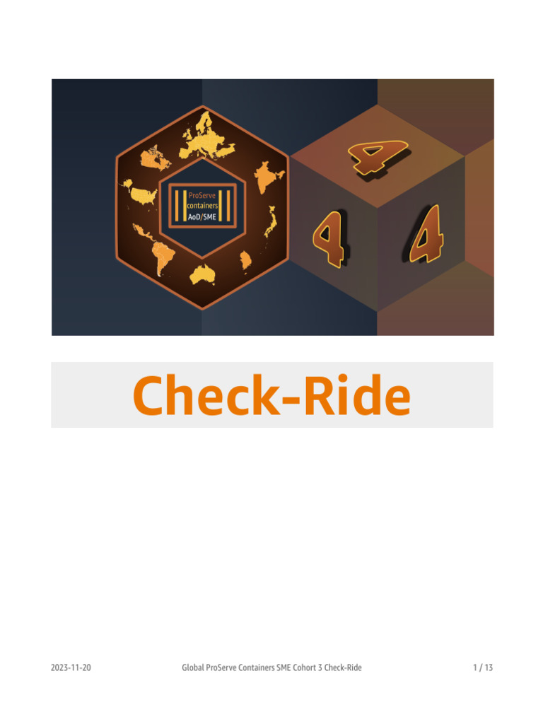 Checkride Info - Without Scenario | PDF | Mentorship
