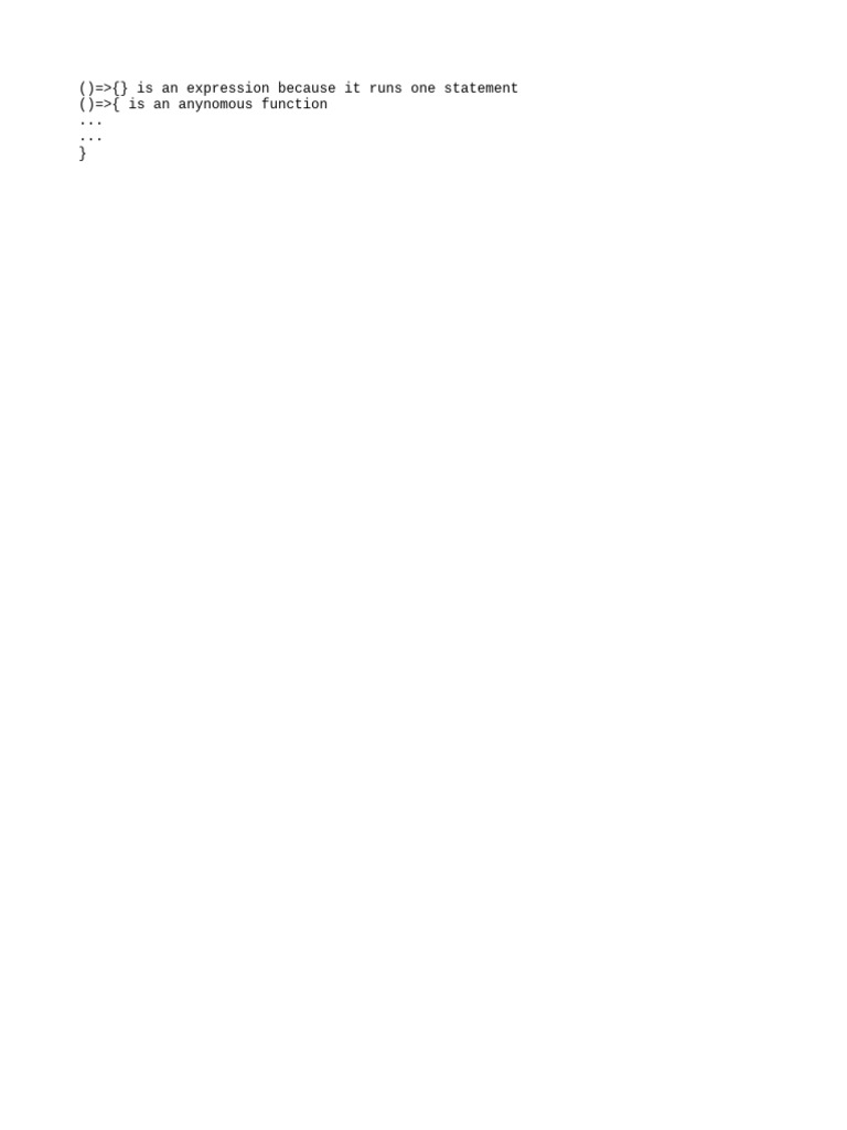 Expression And Anonymous Function Pdf