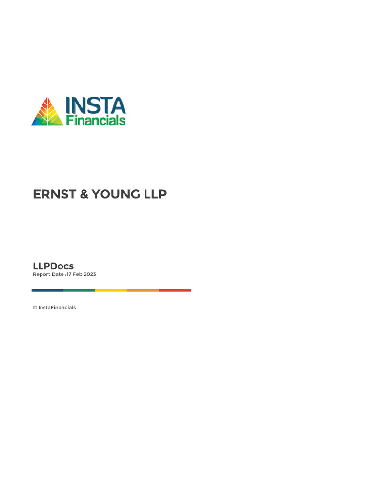 EY LLP Audited Financials 2023 | PDF