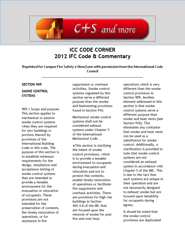 Smoke Control Systems 5-2014-ICC 909 | PDF | Duct (Flow) | Building Engineering