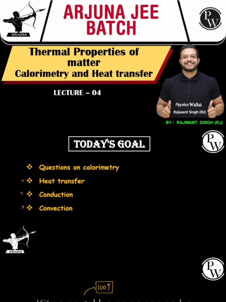 Thermal Properties of Matter 04 - Class Notes | PDF
