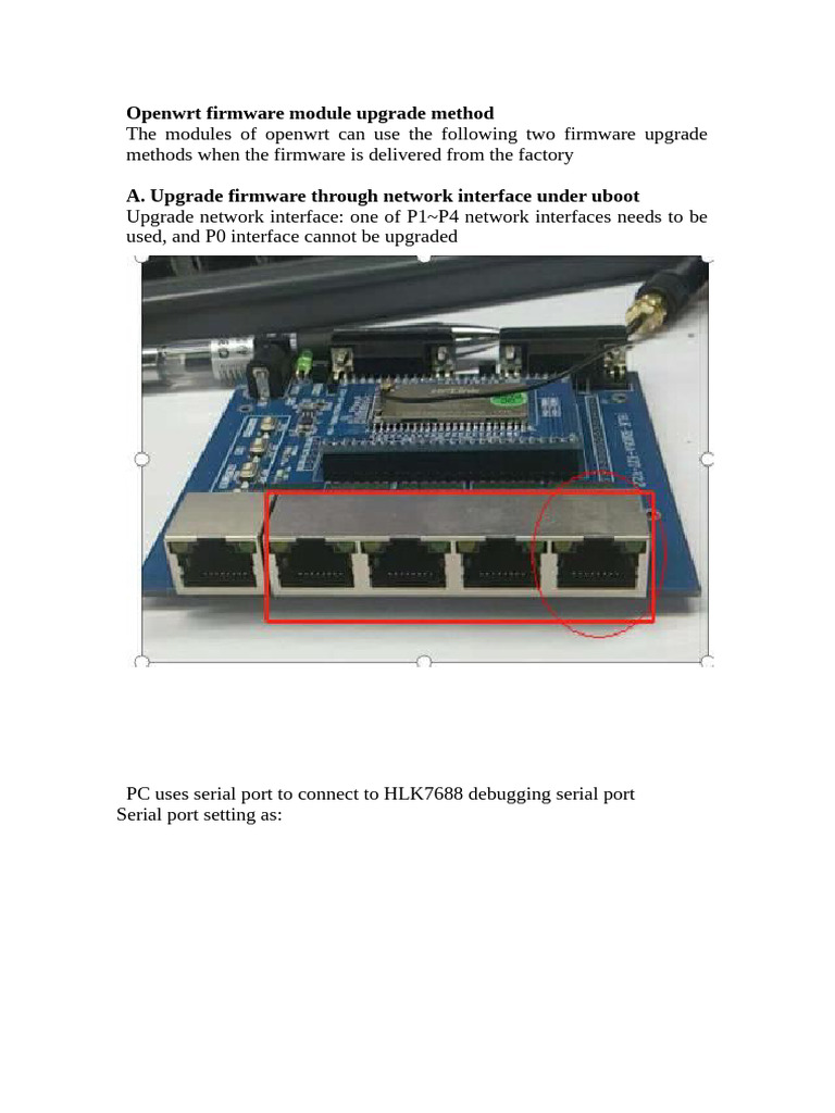 MT7621 Upgrade Method | PDF
