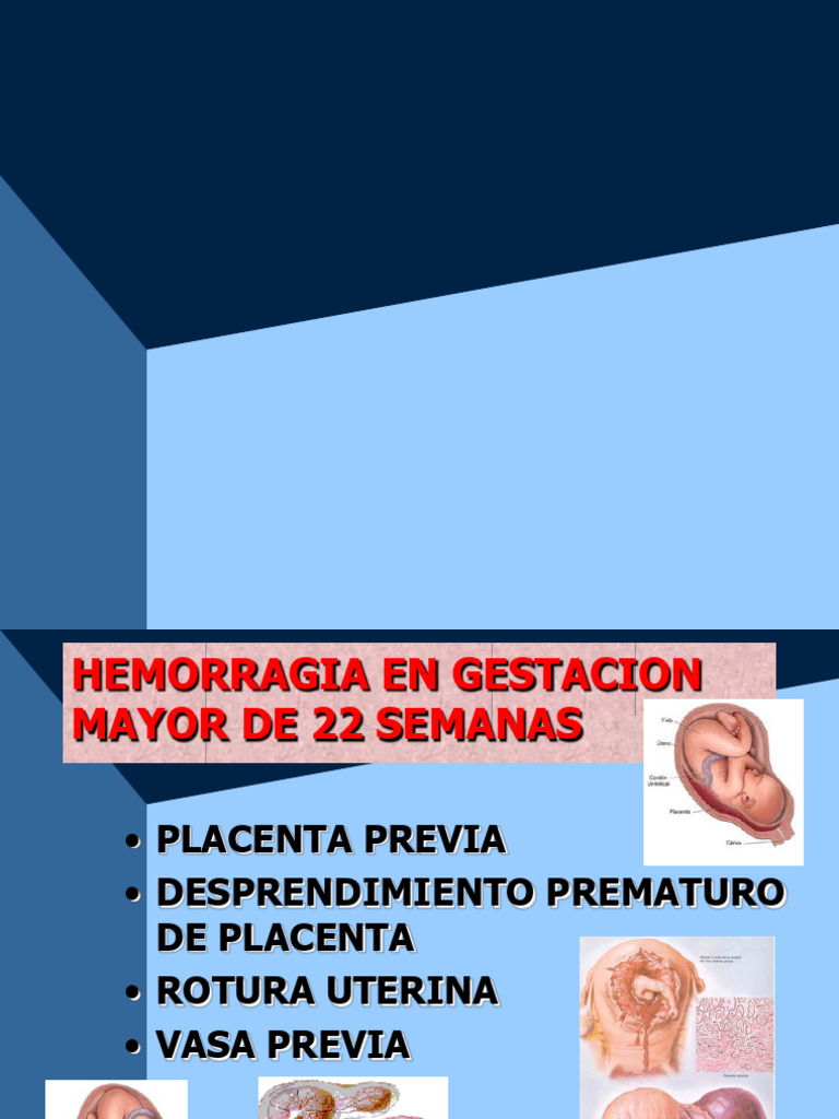 4. Hemorragia 2da mitad embarazo | PDF | El embarazo | La salud de la mujer