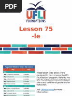 UFLI - Foundations - Lesson - 70 Dge | PDF