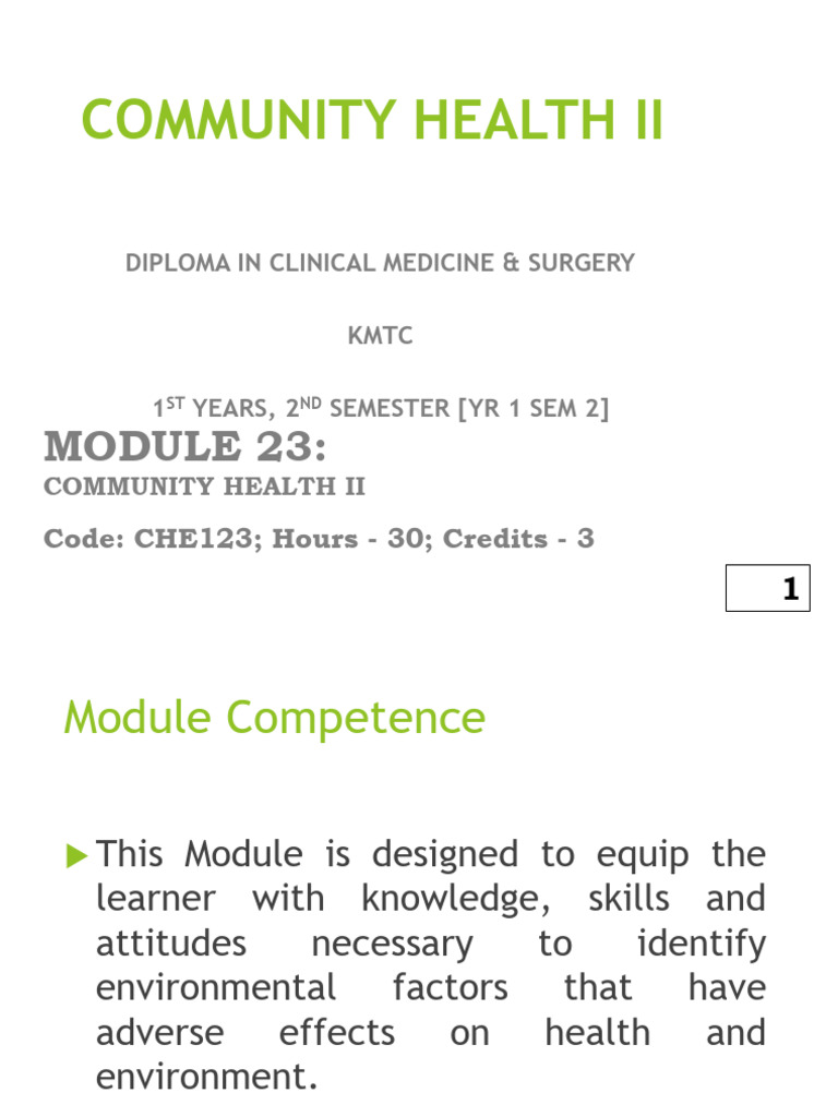 Community Health 2 | PDF | Water Pollution | Pollution