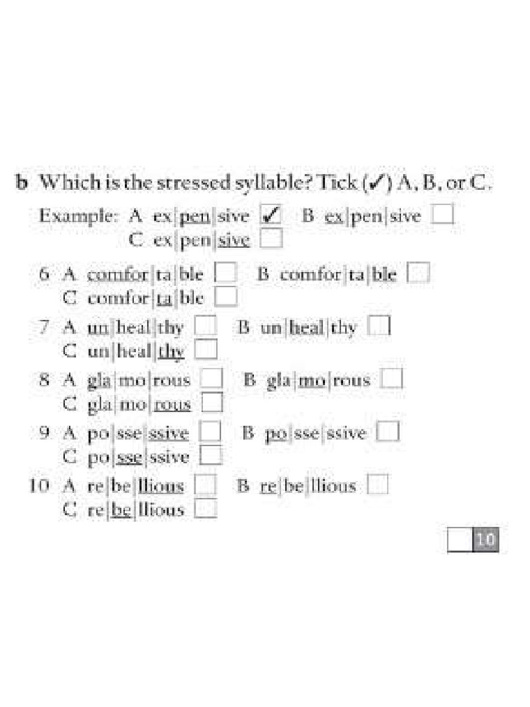 English File Intermediate Plus Quick Test 1 Pronunciation B | PDF