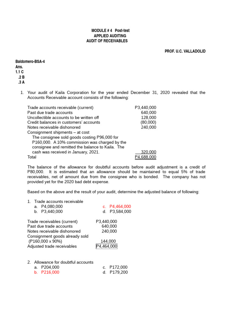 download (2) | PDF | Bad Debt | Debits And Credits