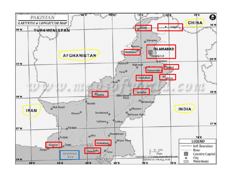 Pakistan Caie Map Pdf