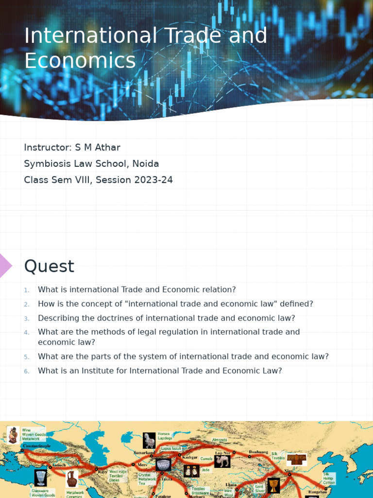International Trade and Economics, Lec Intro-1-4 | PDF | Cost Of Living ...