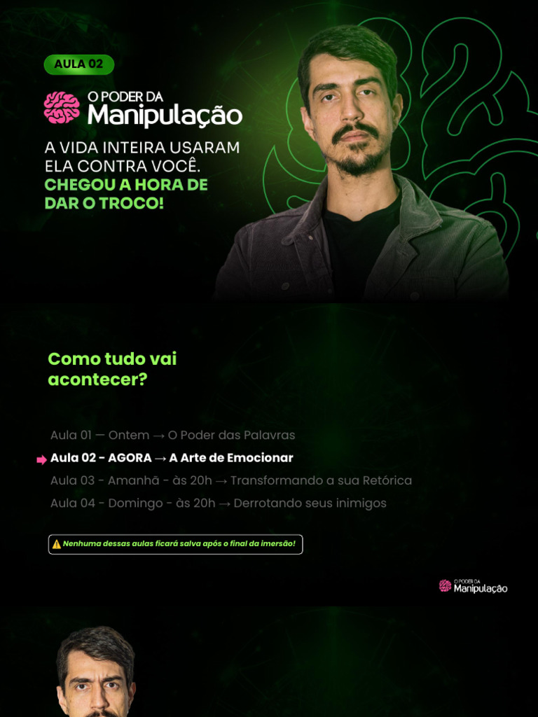 PPT Aula 02 OPM Metaforando - Jan_2025 | PDF | Emoções | Retórica