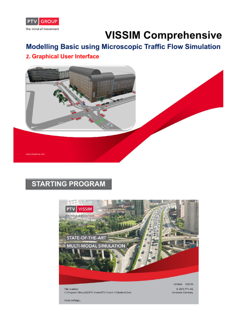 Vissim Training - 2. Graphical User Interface | PDF | User Interface | Graphical User Interfaces