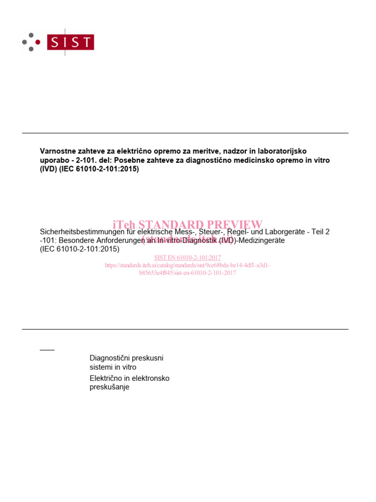 Sist en 61010 2 101 2017 | PDF | International Electrotechnical Commission