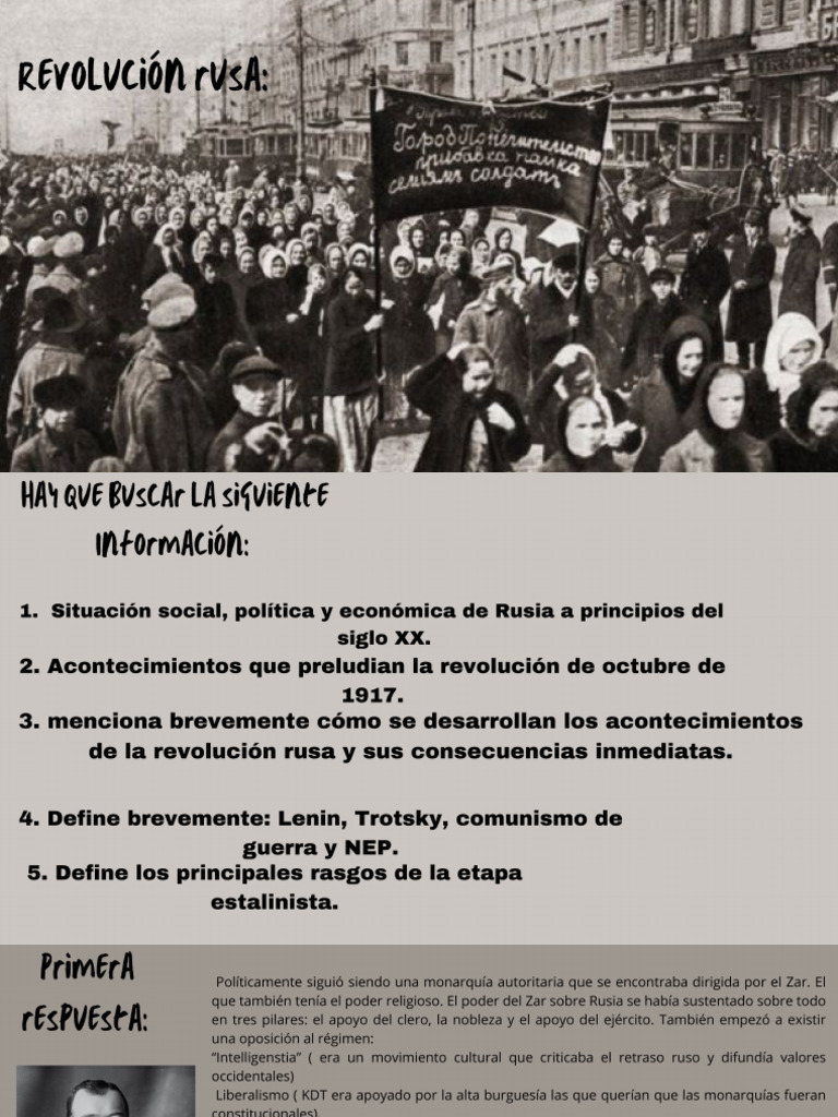 Revolución Rusa Paula | PDF