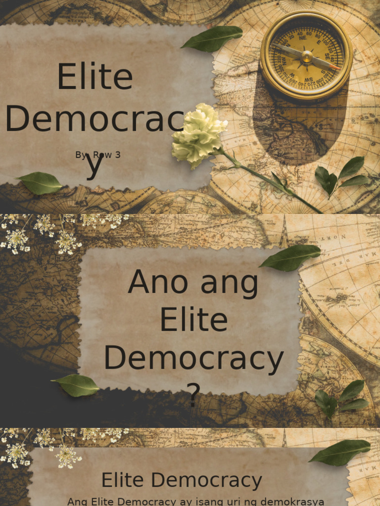 Ap Elite Democracy | PDF
