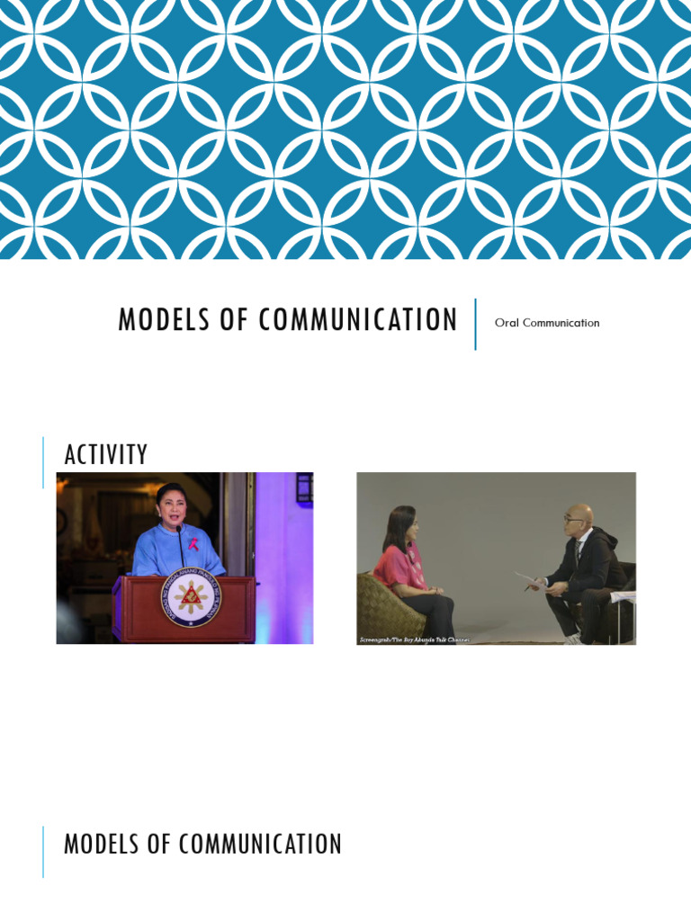 ORAL COMM Q1 Lesson 3 Models of Communication | PDF | Communication ...