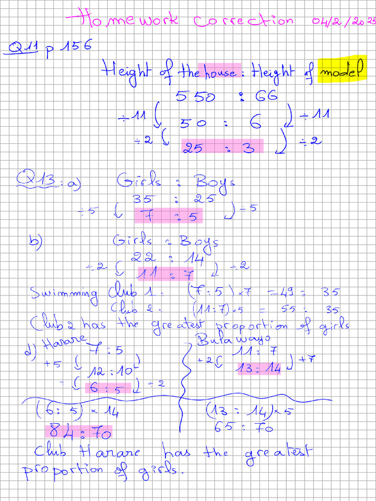 Homework correction 4-02-2025 | PDF