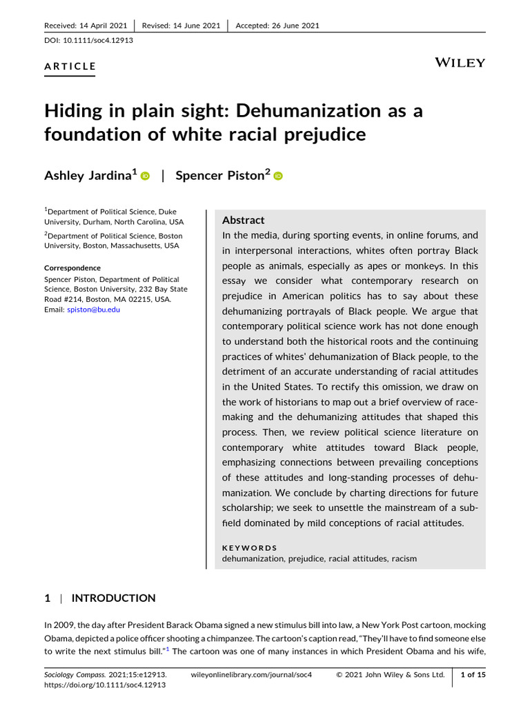 Sociology Compass - 2021 - Jardina - Hiding in Plain Sight ...