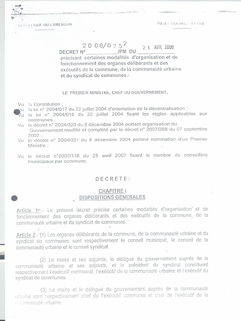 Decret 4 | PDF
