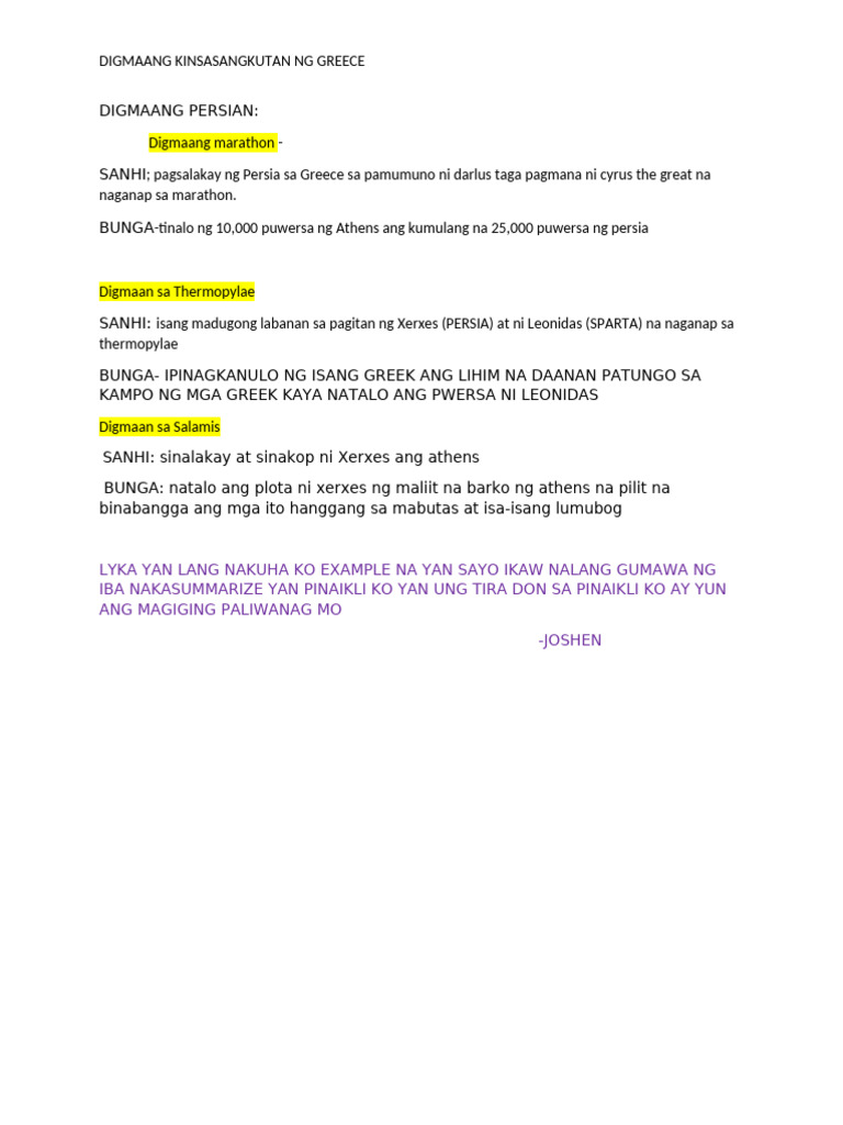 Digmaang Persian | PDF