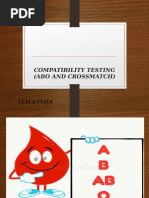 Crossmatching Using Gel Card Method | PDF | Antibody | Blood Plasma