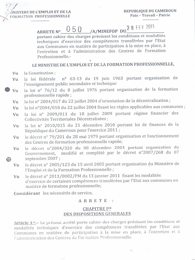 DECRET-N°-050_A_MINEFOP-DU-28-FEV-2011-portant-cahier-des-charges ...