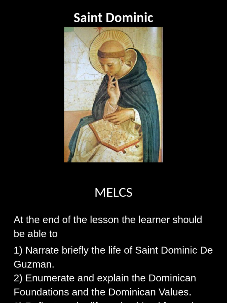CLVE L1 St. Dominic | PDF | Dominican Order | Compassion