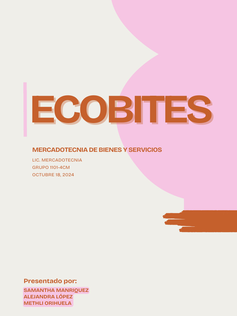 Caso Ecobites M. B. Y S. - 20241018 - 220206 - 0000 | PDF | Marketing ...