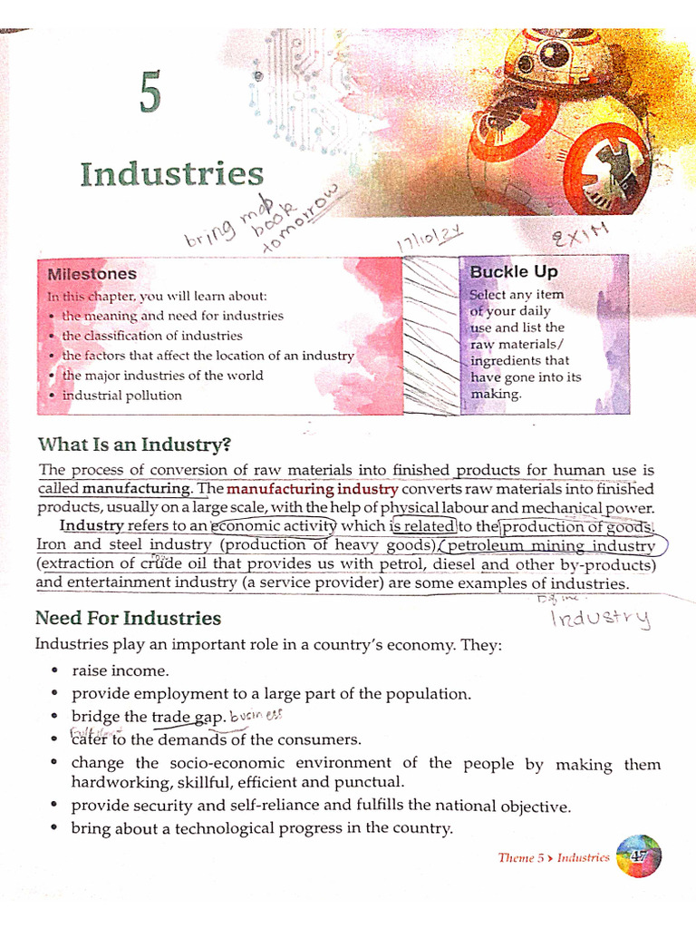 CHP 5 (Geography) Industries | PDF