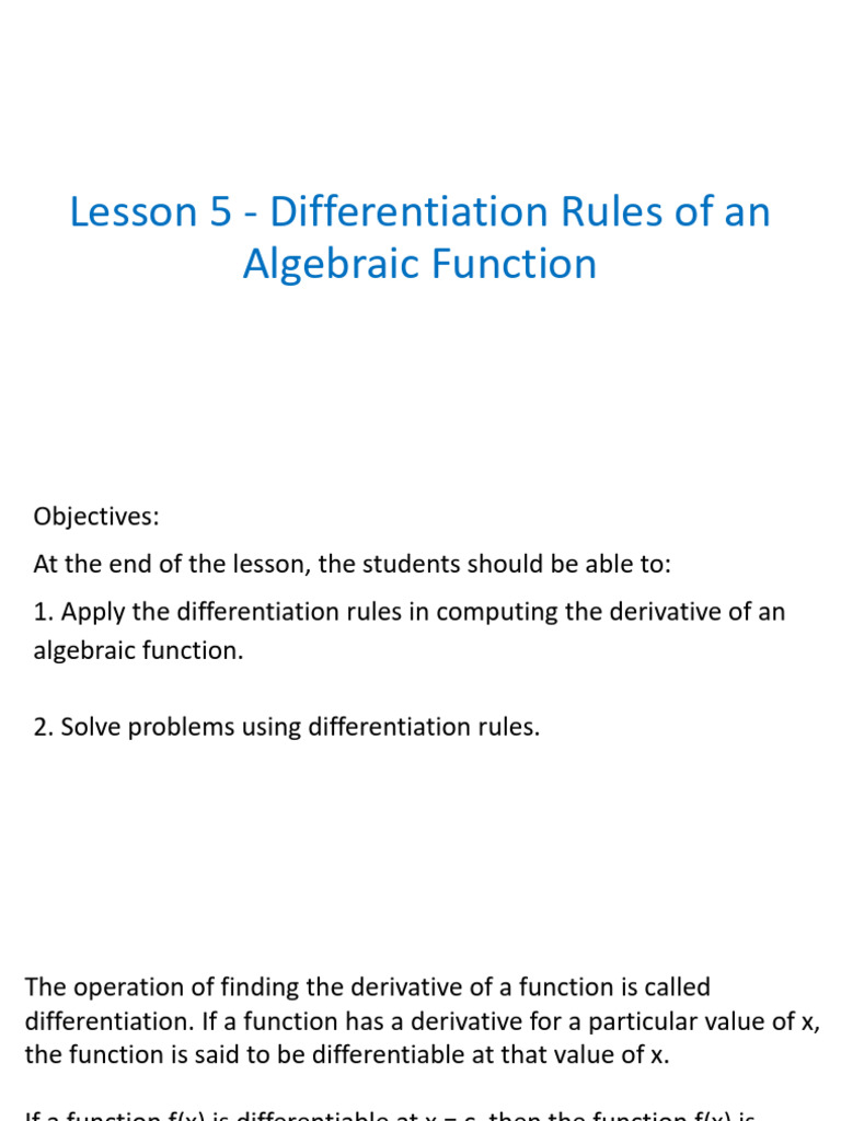 Basic-Calculus-Lesson-5-Differentiation-Rules-of-an-Algebraic-Function ...