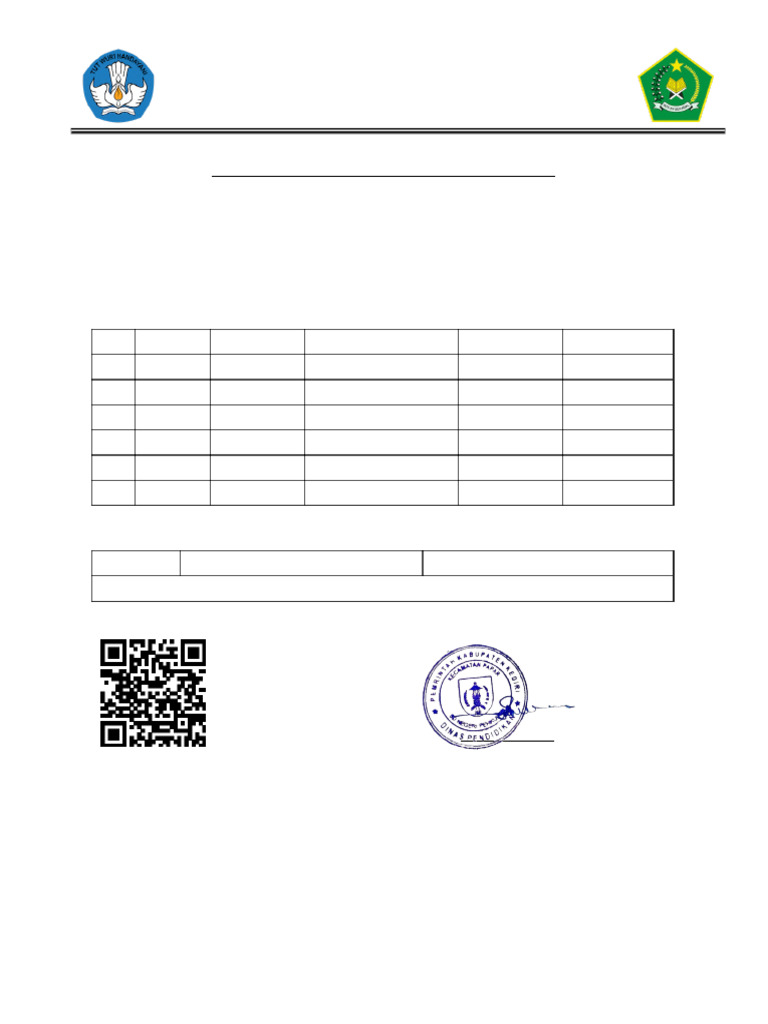 Jadwal Pai Hasib Rosyadi Semester 2 2024-2025 | PDF
