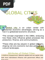 The Global City: Attributes and How Cities Serve As Engines of ...