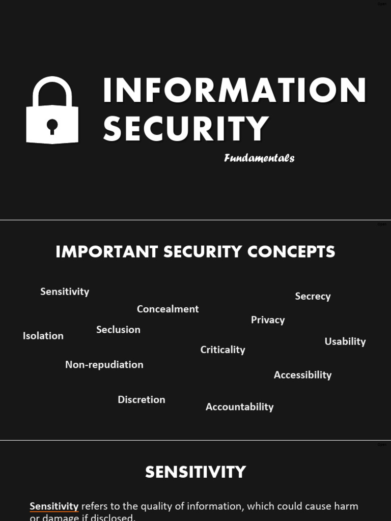 Information Security Concepts Explained | PDF | Privacy | Secrecy