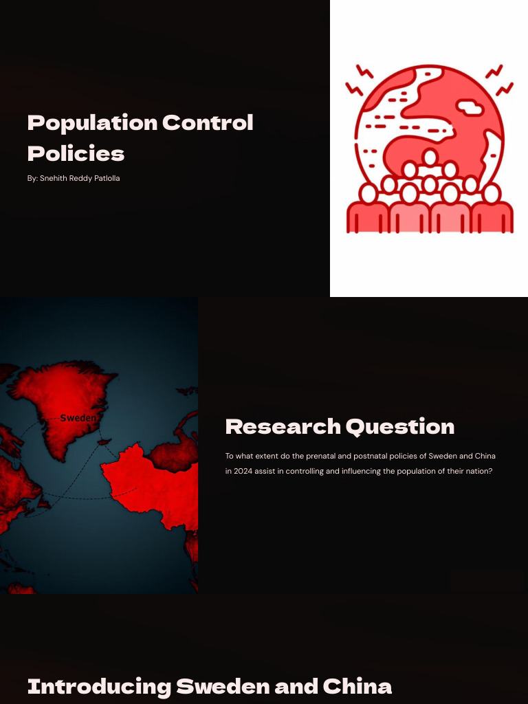 Population Control Policies | PDF | Human Overpopulation | Sustainability