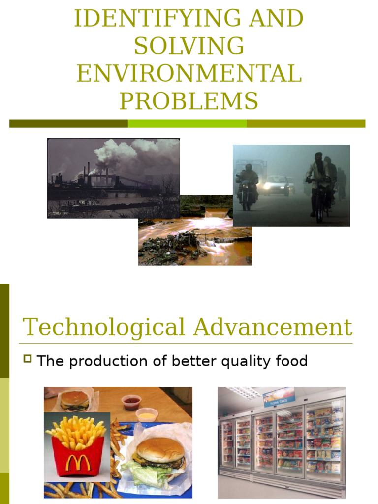 Environmental Issues & Solutions Analysis | PDF | Birth Rate | Industrial Revolution