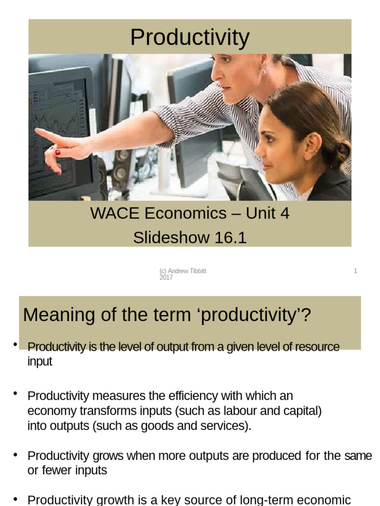 Changes in Productivity | PDF | Economic Growth | Inflation