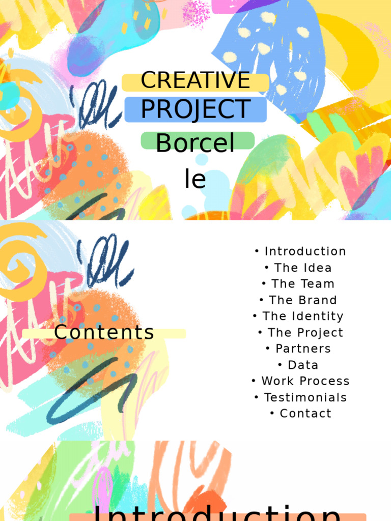 Proyecto Creativo de Borcel | PDF