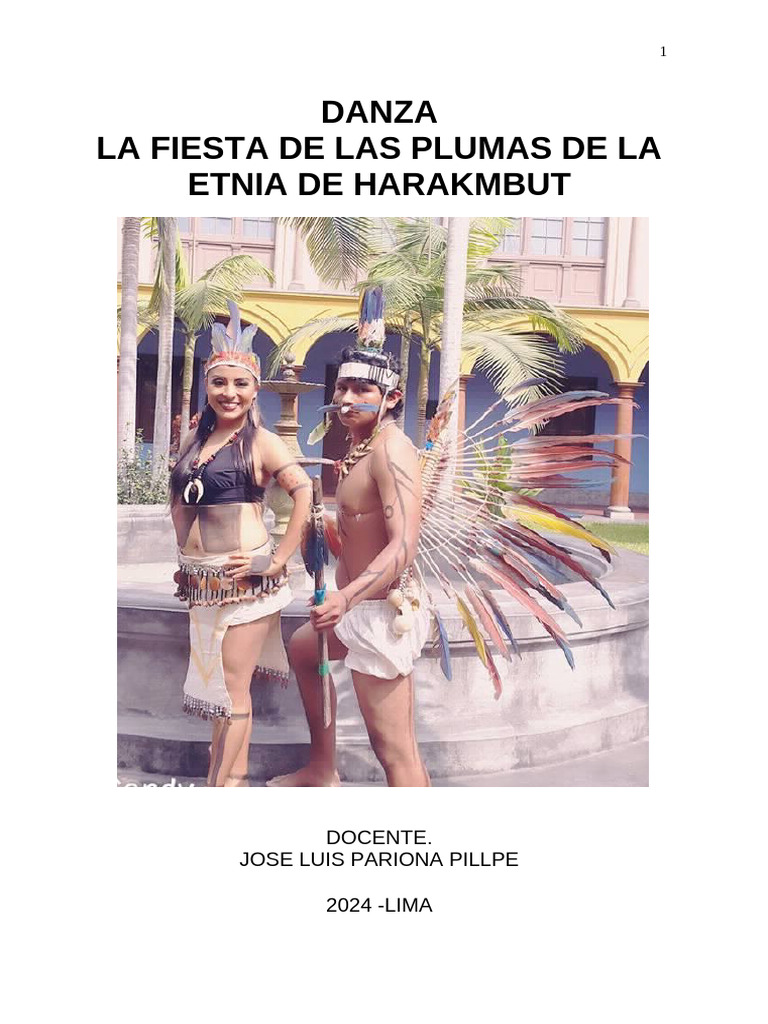 Fiesta de las Plumas Harakmbut: Danza Tradicional | PDF | Imperio Inca