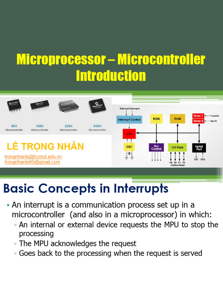 (MCU) Lecture3 - Interrupt | PDF | Microcontroller | Integrated Circuit
