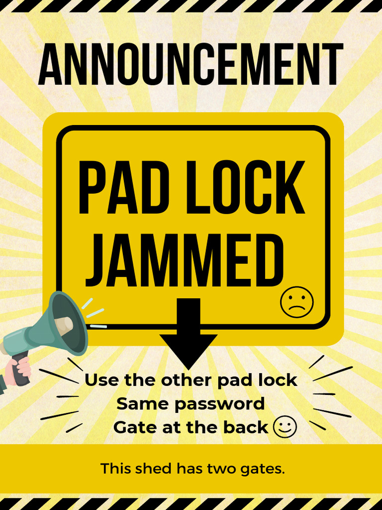 PadLock Jammed | PDF