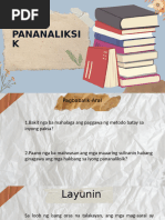 Pagsulat NG Panimula o Introduksyon NG Pananaliksik | PDF